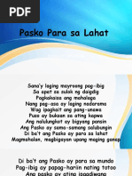 Sa Paskong Darating: Lyrics | PDF
