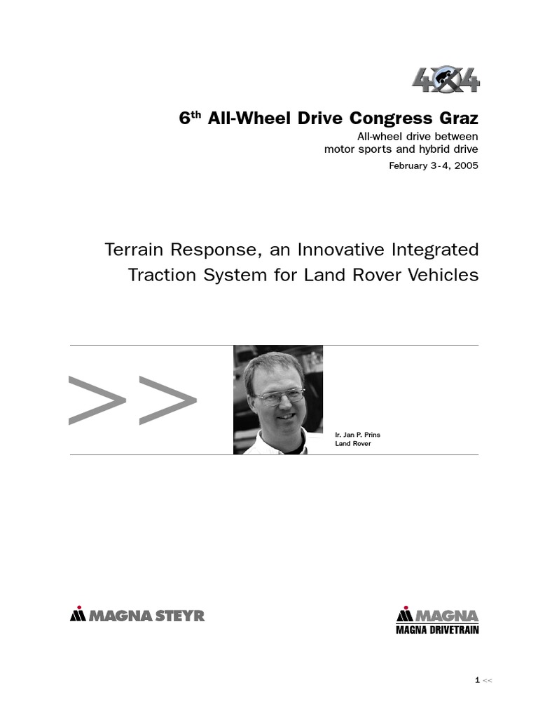 L320 Land Range Rover 4x4 Magna Steyr & Terrain Response SYSTEM ...