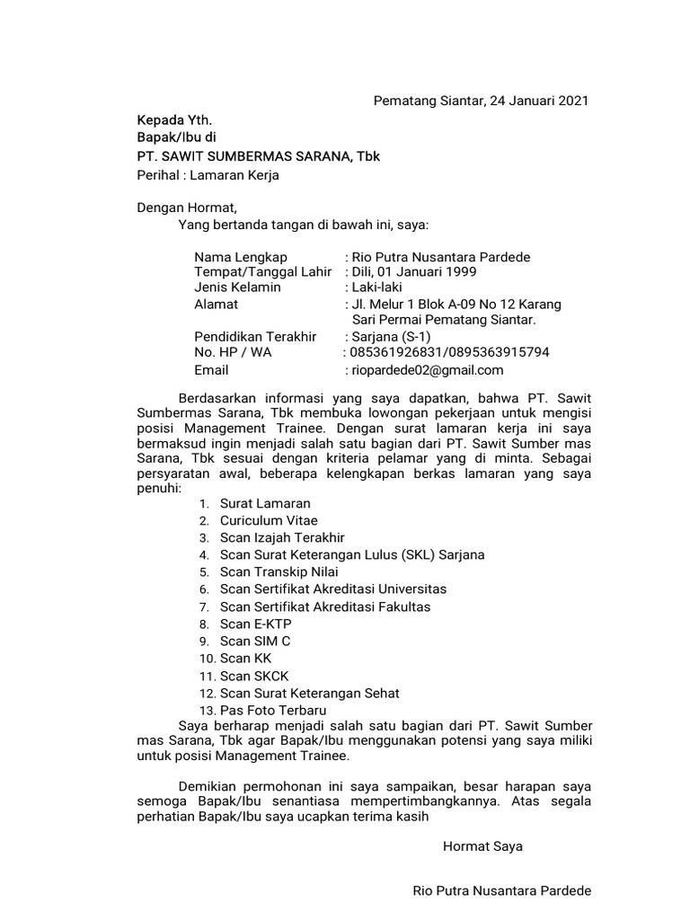 PT. SAWIT SUMBERMAS SARANA, TBK | PDF