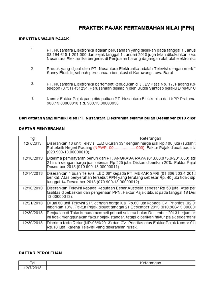 Tugas PPN Icah | PDF | Pengelolaan Keuangan & Uang