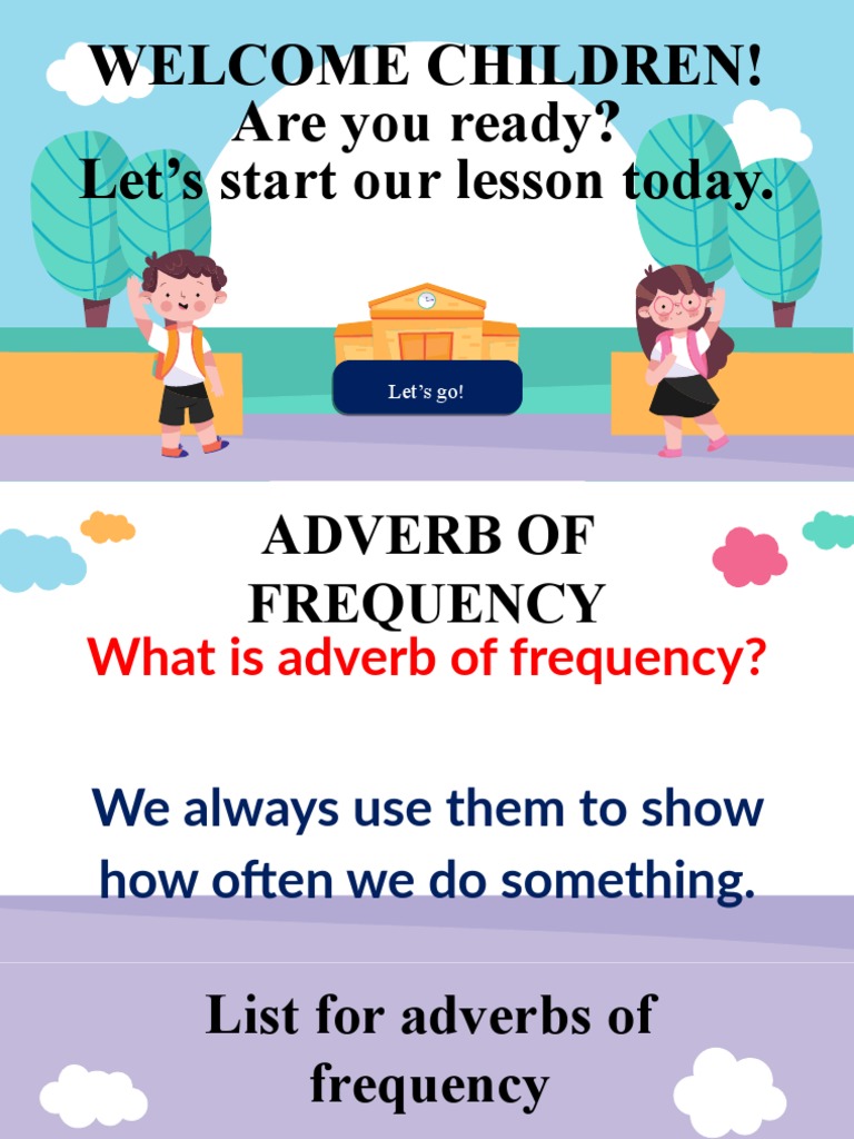 Adverbs of Frequency for Kids | PDF