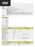 Material Comparison Aisi 1006, SWRM6, Swch18a, Swch22a | PDF