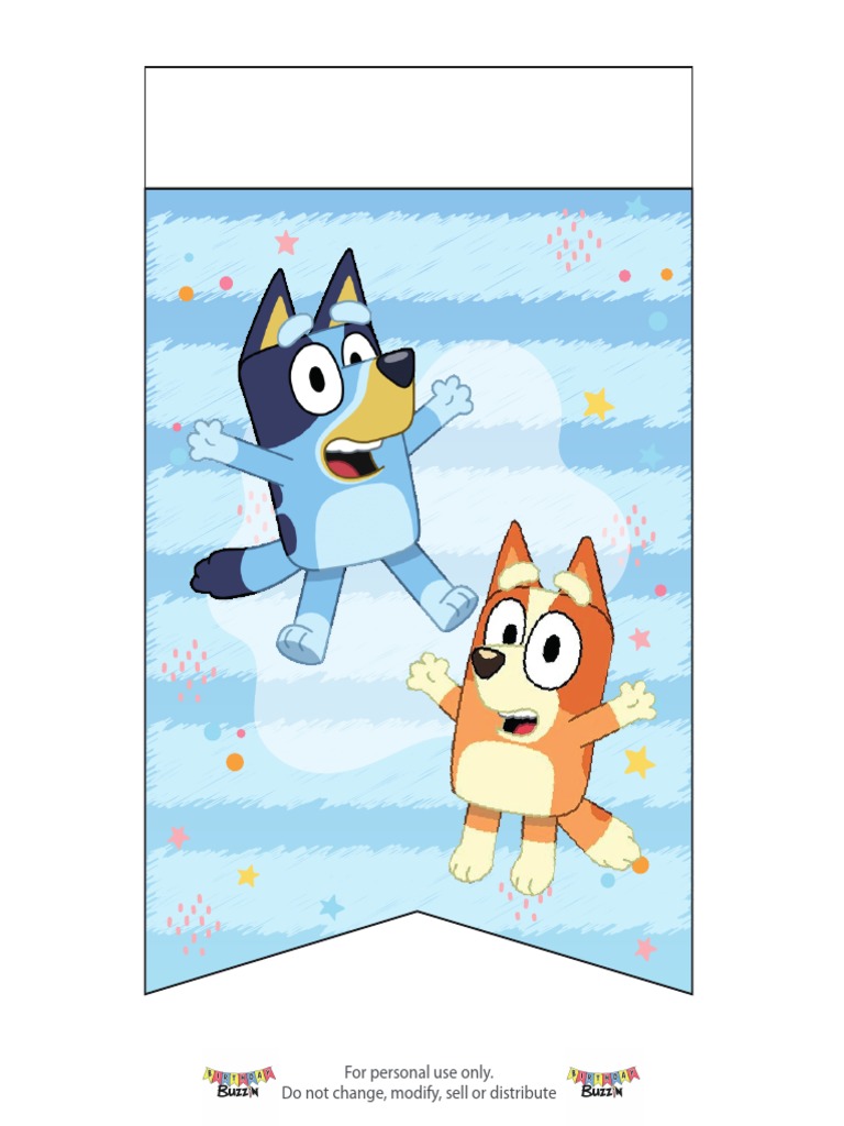 Bluey Birthday Banner | PDF