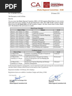 ICAB - Exam Routine (Revised) - March - April - 2021 | PDF