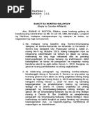 Sample Format of Affidavit (Tagalog) | PDF