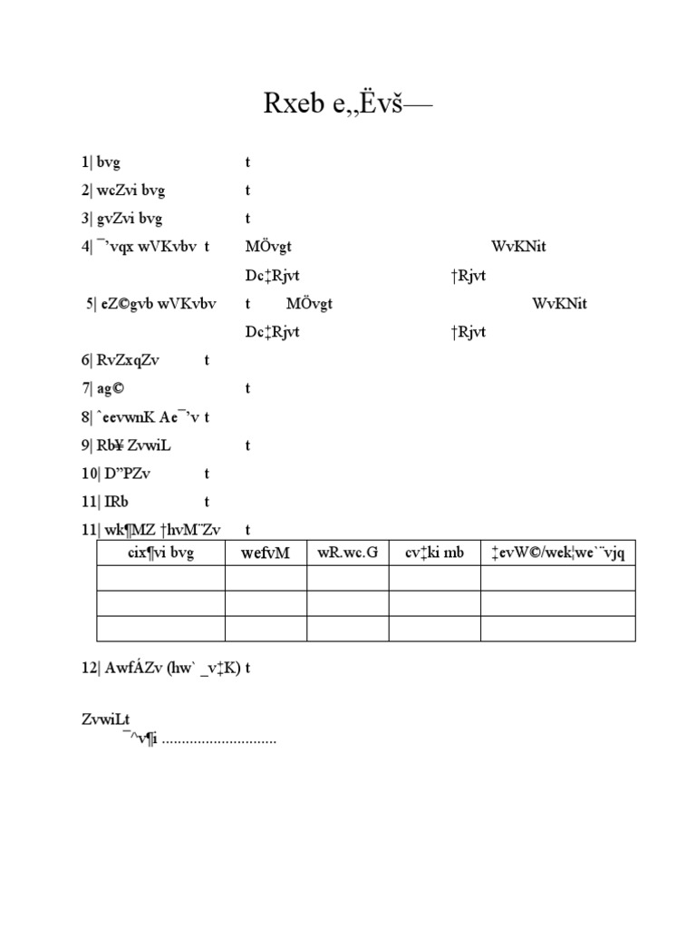 Biodata Bangla | PDF