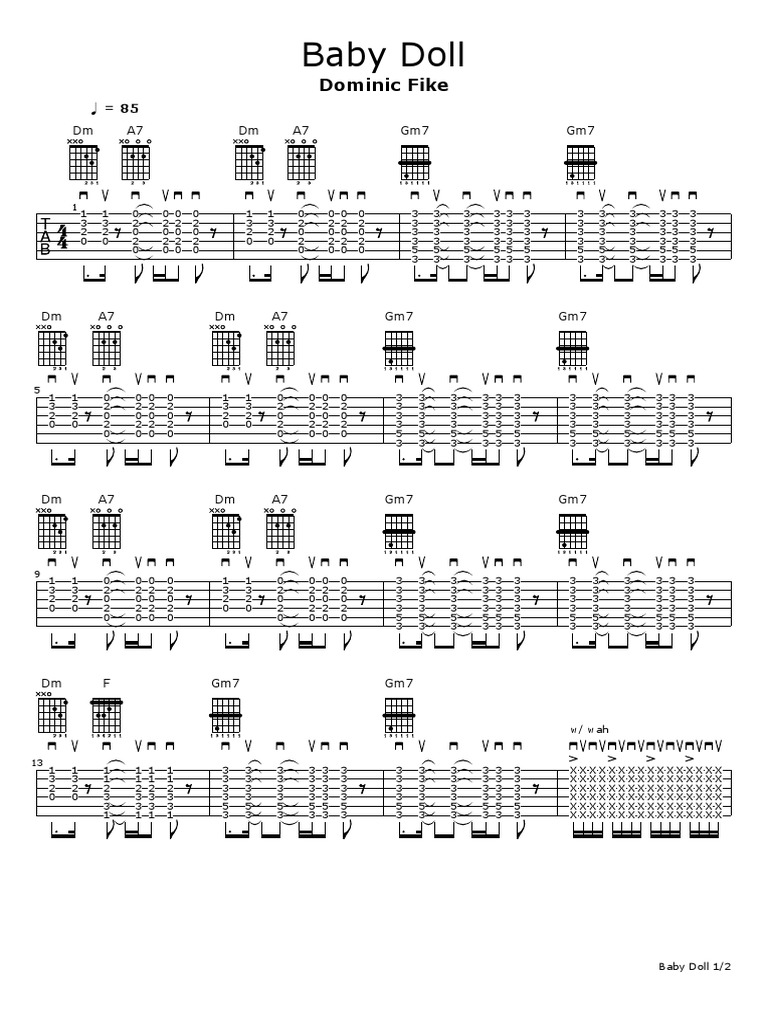 Baby Doll: Dominic Fike | PDF