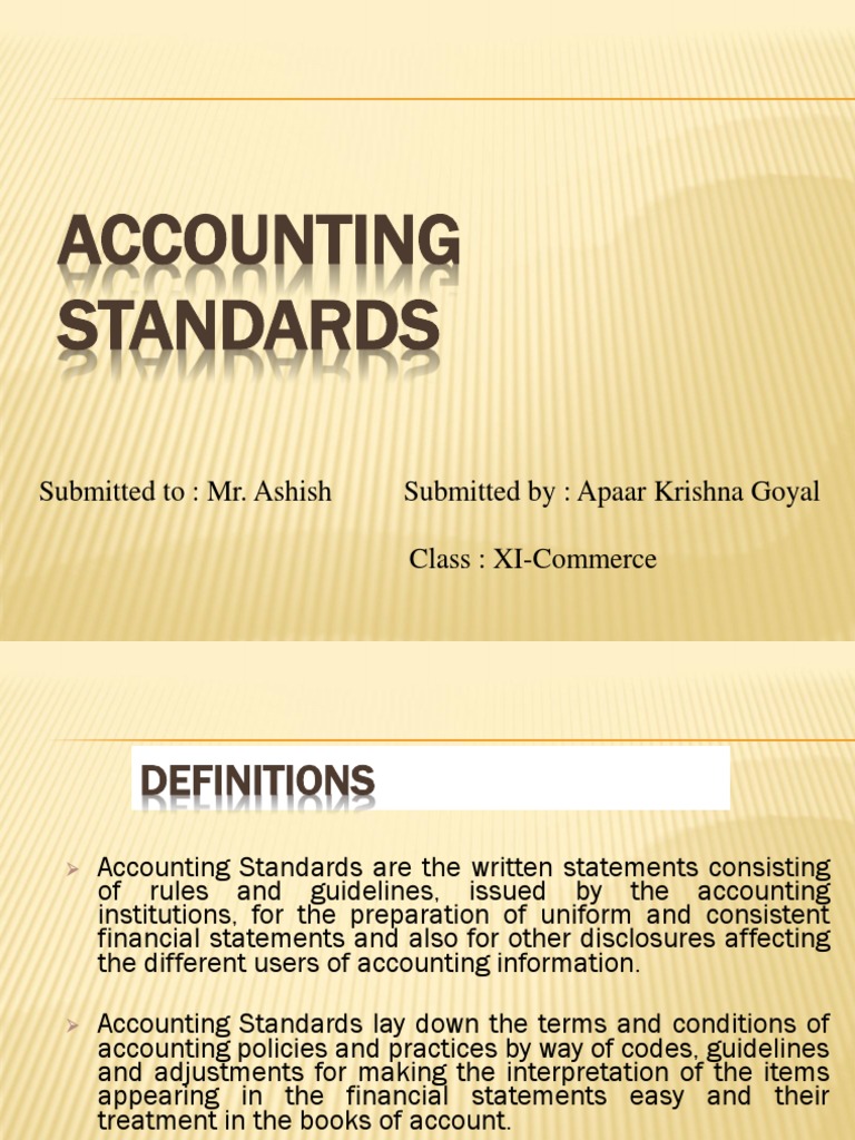 Accounting Standards | Download Free PDF | Financial Statement ...