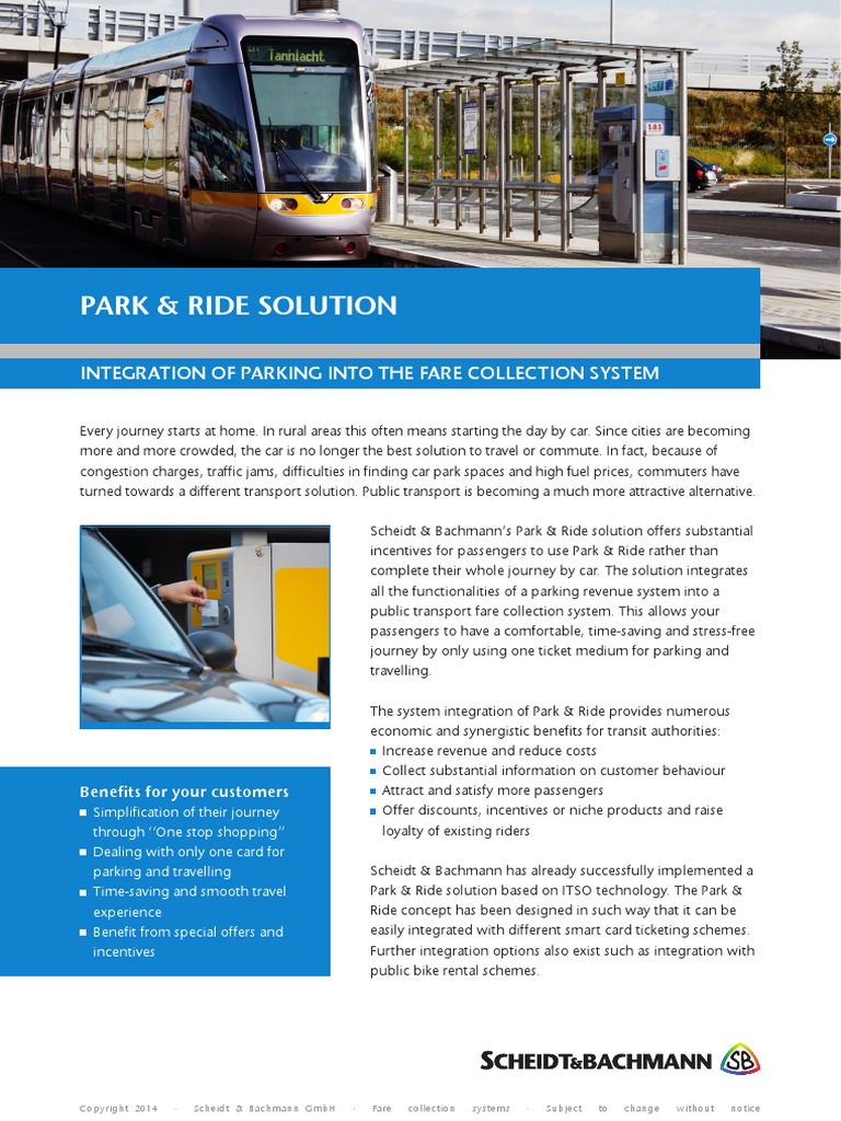 Flyer Park Ride Solution | PDF | Public Transport | Traffic Congestion