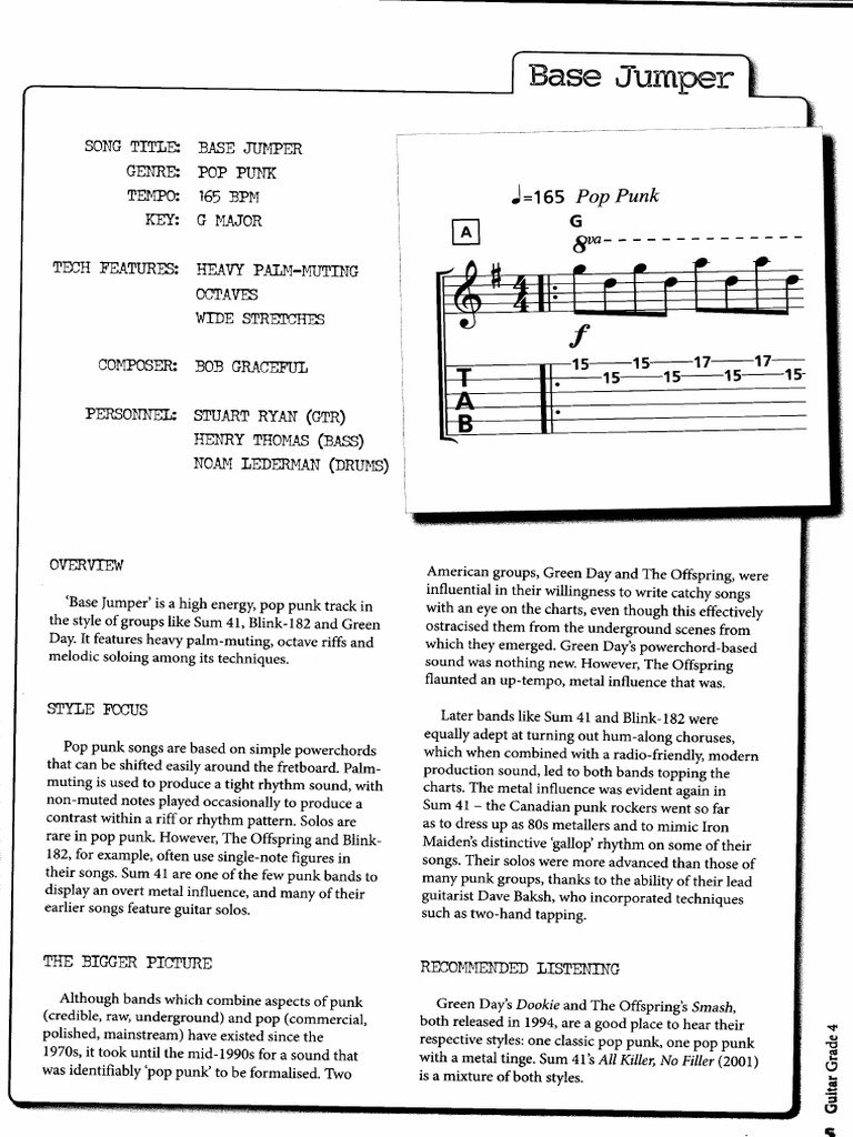 Rock School Guitar Grade 4 | PDF