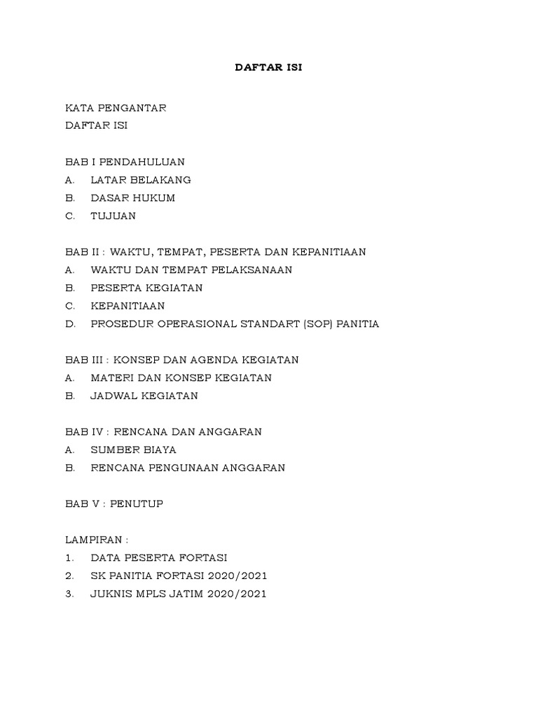 Cover Program Kerja MPLS | PDF