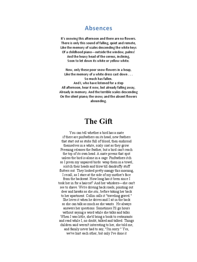 Compilation of Poem | PDF