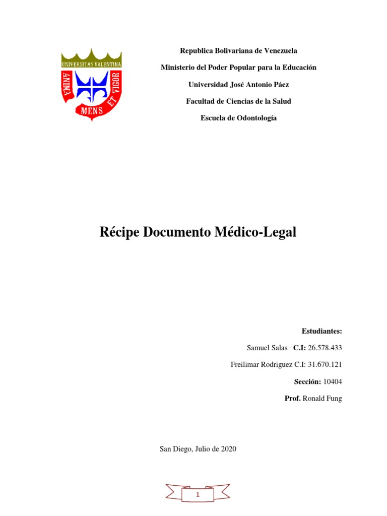 Recipe Medico | PDF | Farmacia | Medicamentos con receta