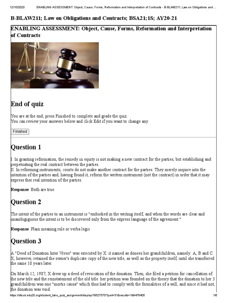 Take 2 Alon Object Cause Forms Reforms and Interp 30 Over 30 | PDF