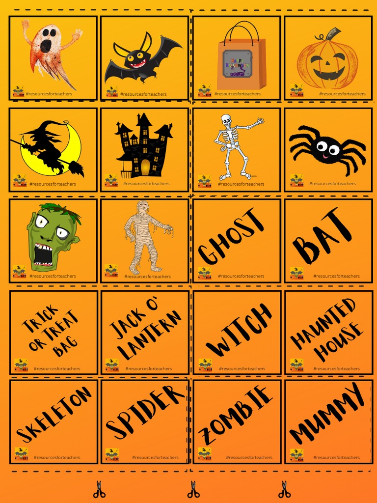 # HALLOWEEN MEMORY GAME 2020resourcesforteachers | PDF