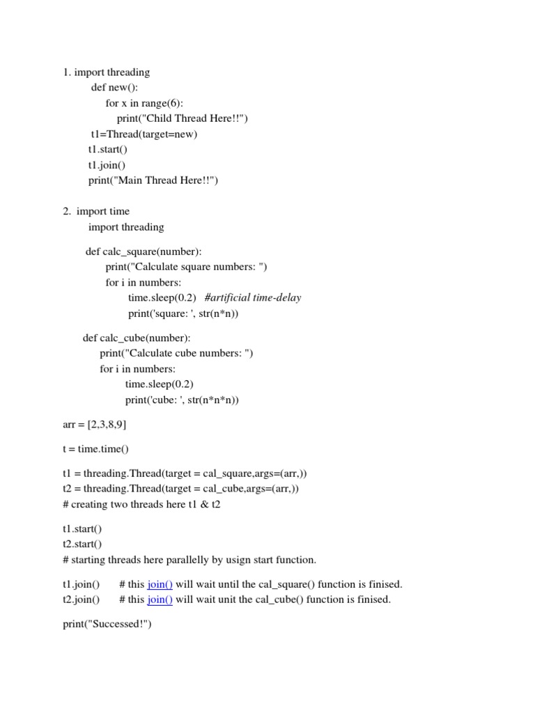 Threads | PDF | Thread (Computing) | Computer Architecture