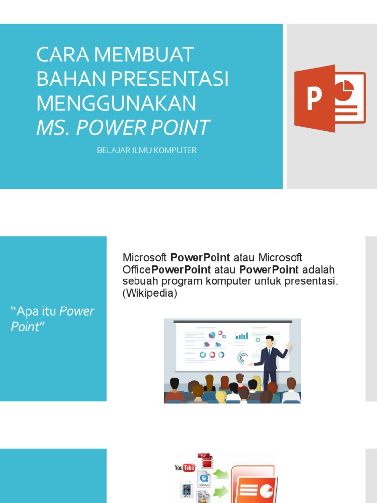 Cara Membuat Bahan Presentasi Menggunakan | PDF