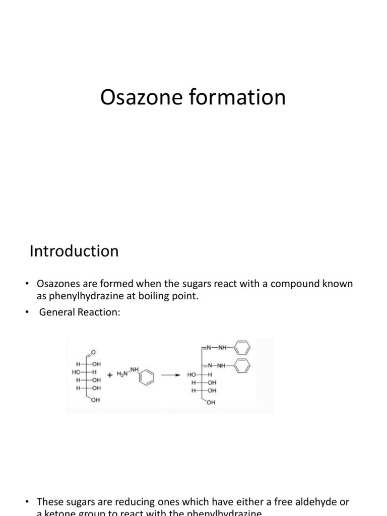 Osazone Formation | PDF