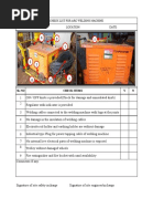 Portable Grinder Safety Checklist | PDF | Equipment | Manufactured Goods