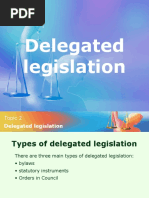 The Distinction Between Primary and Secondary Legislation | PDF | Bill ...
