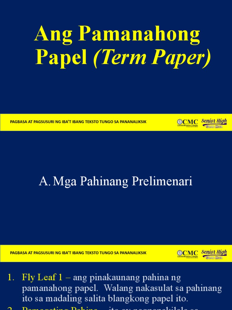 Bahagi Ng Pananaliksik Pdf