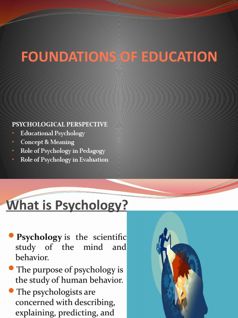 Foundations of Education | Download Free PDF | Educational Psychology ...