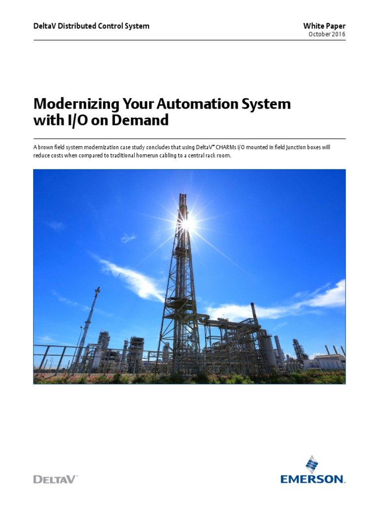 Emerson DeltaV 2016 White Paper Modernizing Your Automation System With ...