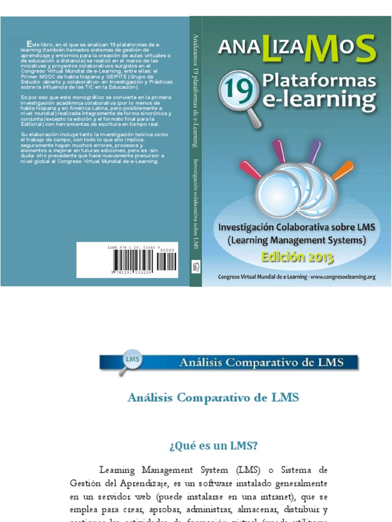 Analizamos 19 Plataformas E-Learning | PDF | Moodle | Mi sql