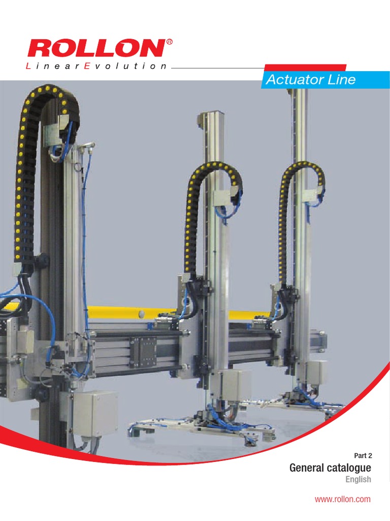 Rollon Actuator Line | PDF | Mechanical Engineering | Machines