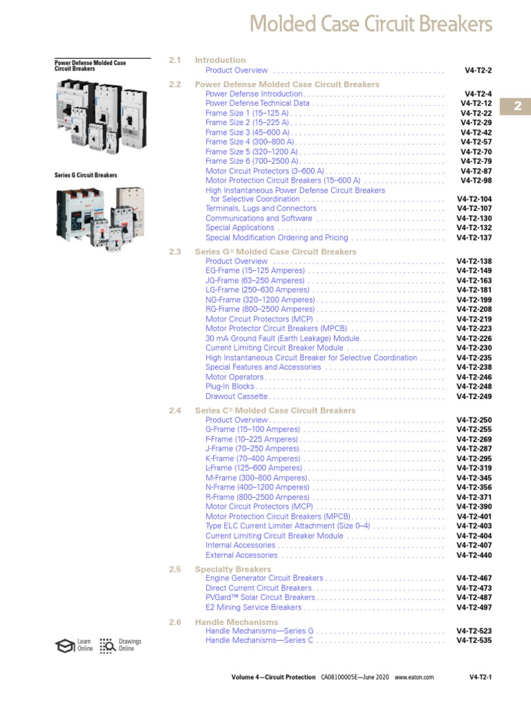 Video 5 - MCCB Catalogue | PDF | Electricity | Manufactured Goods