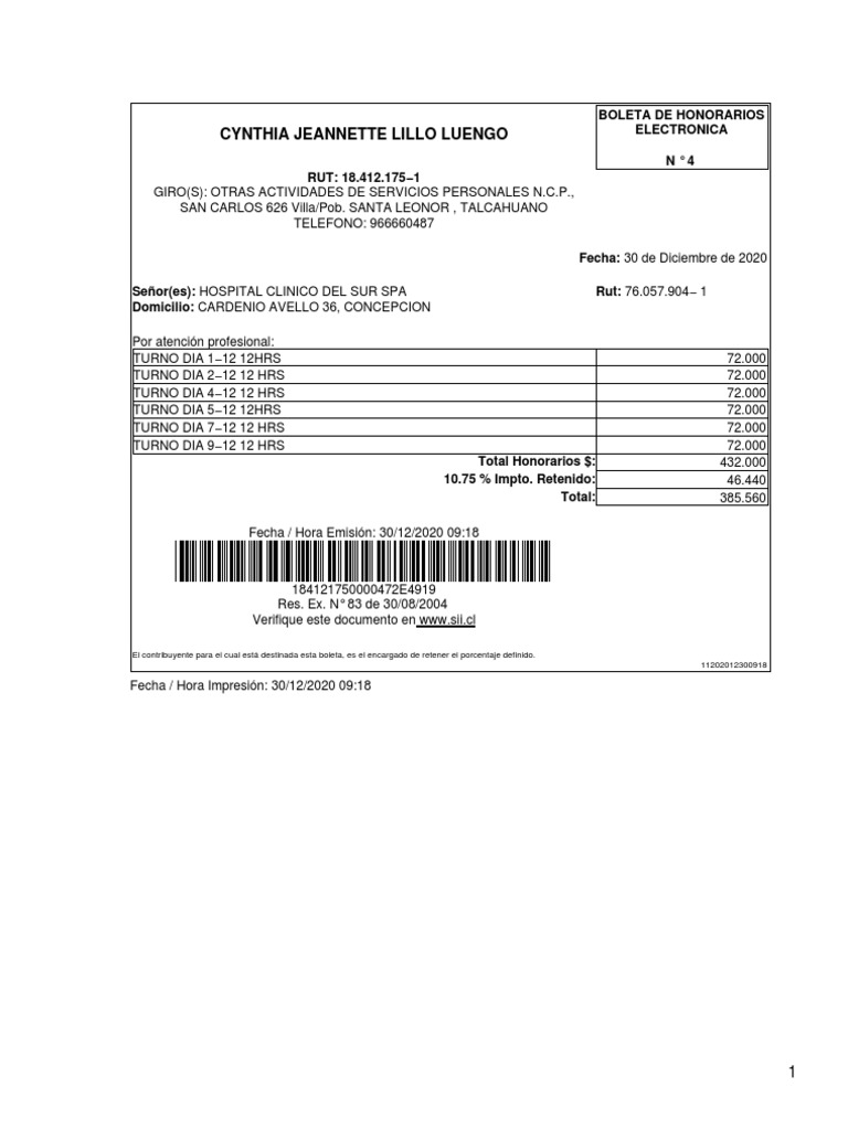 TMBCOT ConsultaBoletaPdf | PDF