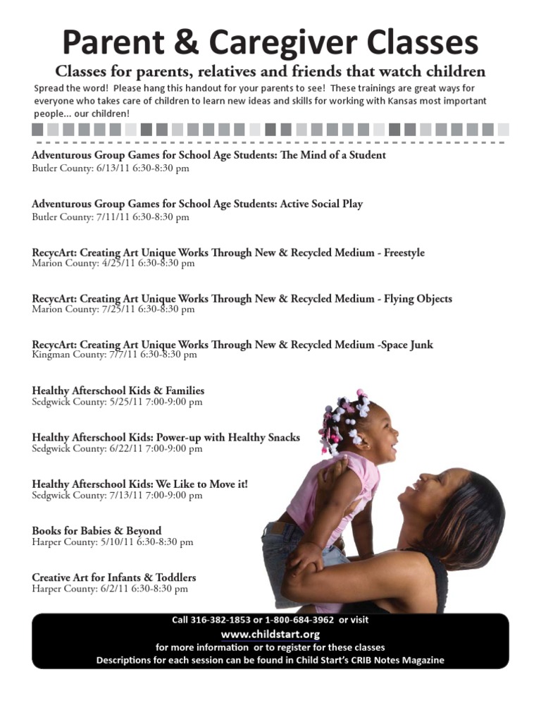 Child Start Parent Classes | PDF | Childhood | Human Development