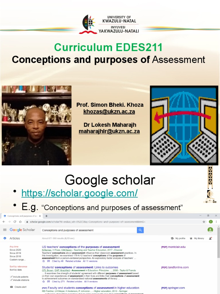 Assessment Curriculum EDES211 | PDF | Educational Assessment | Human Nature