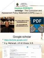 CAPS SID Section 1 4 Curriculum | PDF | Educational Assessment | Learning