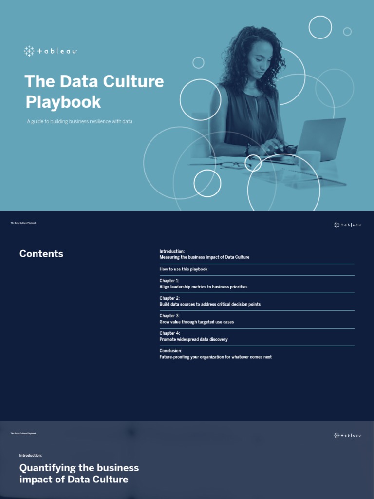 The Data Culture Playbook: A Guide To Building Business Resilience With ...