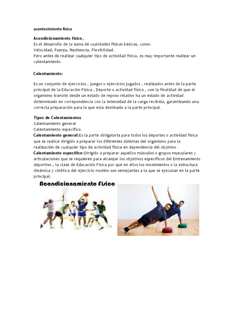 Acontecimiento Físico | PDF