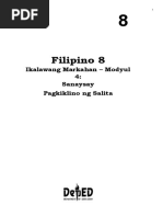 NEW FILIPINO 8 Quarter 2 WEEK 4 | PDF