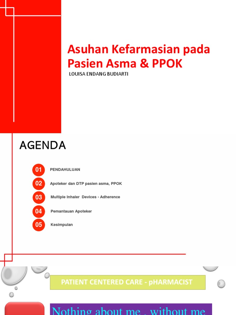 Asuhan Kefarmasian Pada Pasien Asma Dan PPOK | PDF | Therapy | Drugs