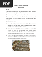 History of Pavement Engineering | PDF | Road Surface | Concrete
