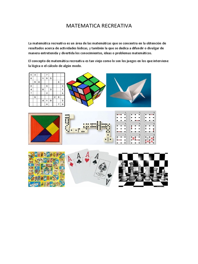 Matematica Recreativa | PDF