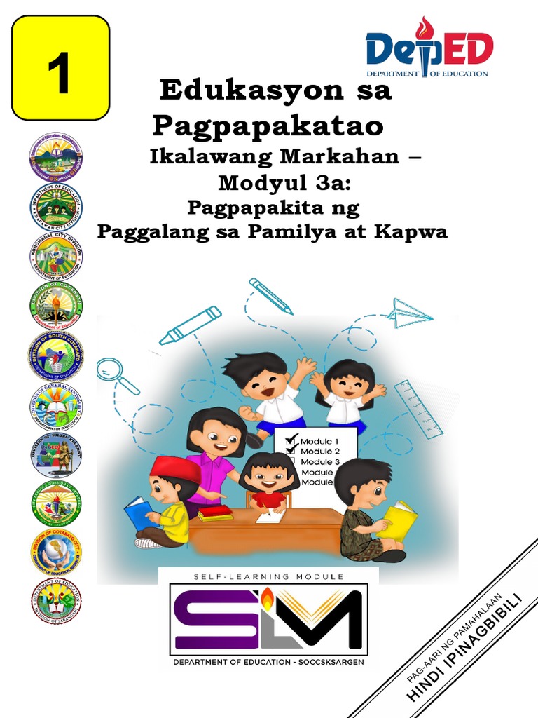 EsP1 Q2 Mod3a Pagpapakita NG Paggalang Sa Pamilya at Sa Kapwa | PDF