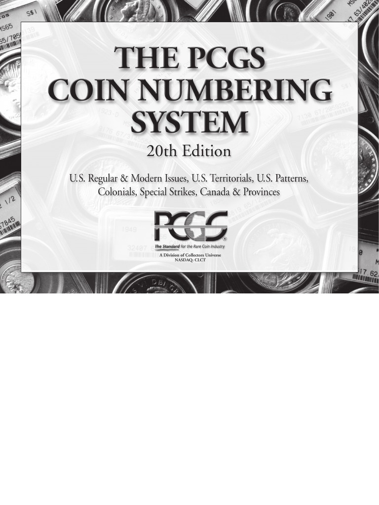 PCGS Coin Numbering Book | PDF