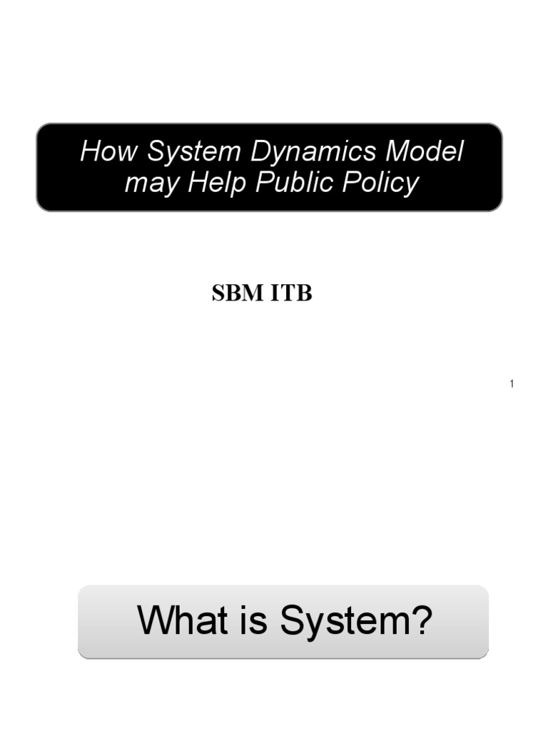 Introduction To Systems Thinking (KPC) 2021 | Download Free PDF | System | Systems Theory