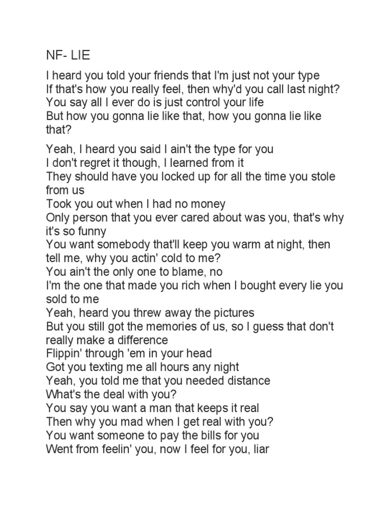 NF - Lie | PDF
