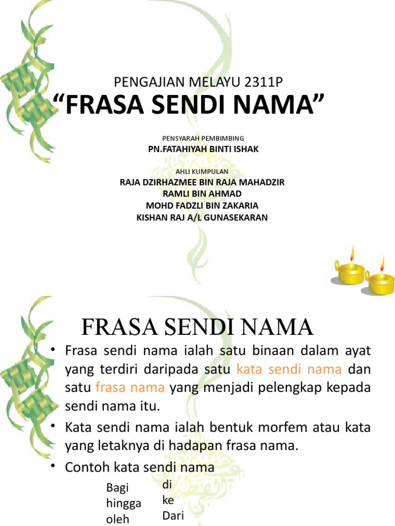 Frasa Sendi Nama | PDF