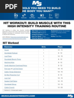 A Classic Mike Mentzer HIT Routine | PDF | Sports | Determinants Of Health
