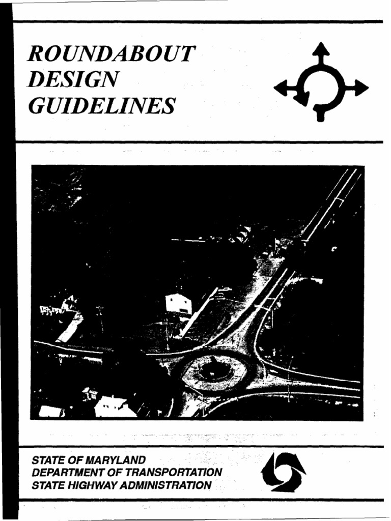 Maryland Roundabout Design Guidelines | PDF | Traffic | Intersection (Road)