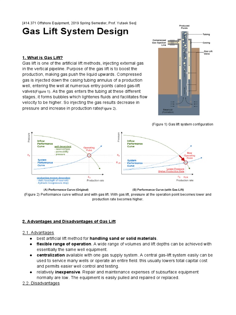 Gas Lift System Design and Optimization | PDF | Lift (Force) | Enhanced ...