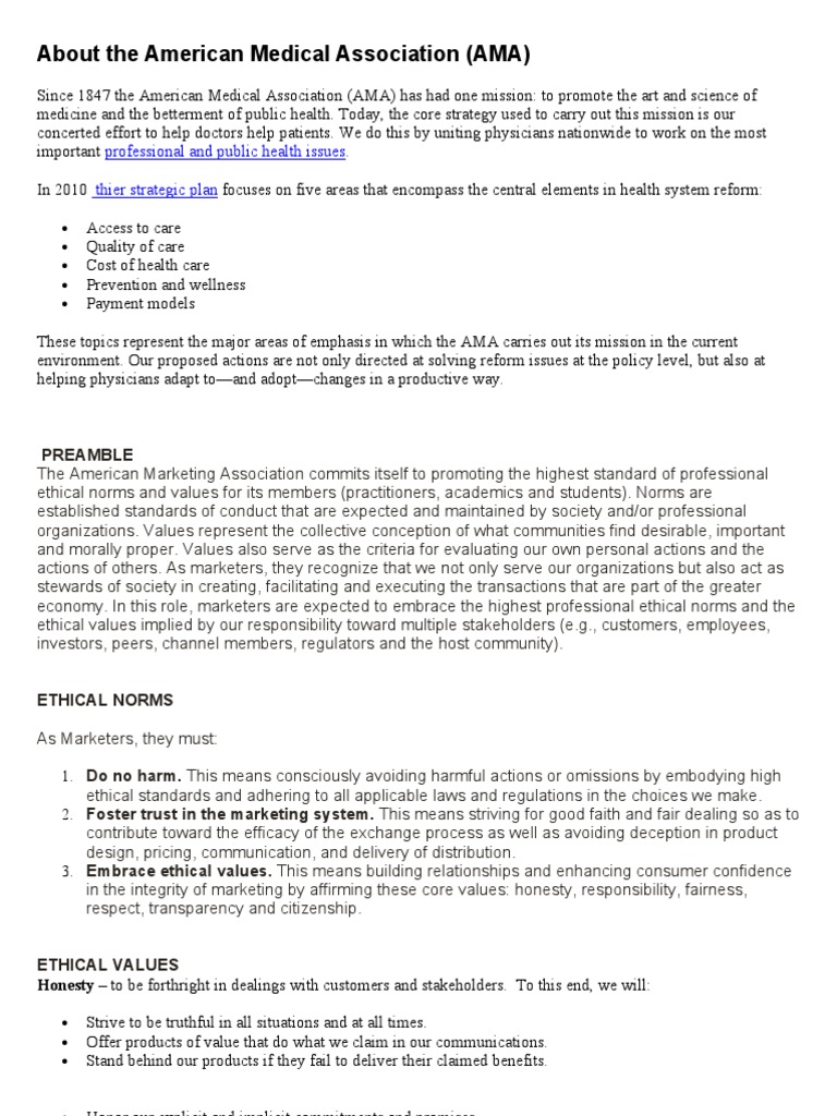 About The American Medical Association (AMA) : Professional and Public ...