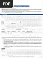 Reliance Health Gain Proposal Form | PDF | Insurance | Payments